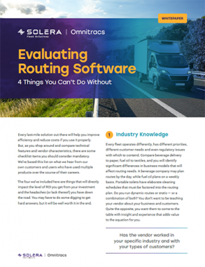 Routing Software: Your 4-Point Checklist - Logistics Management